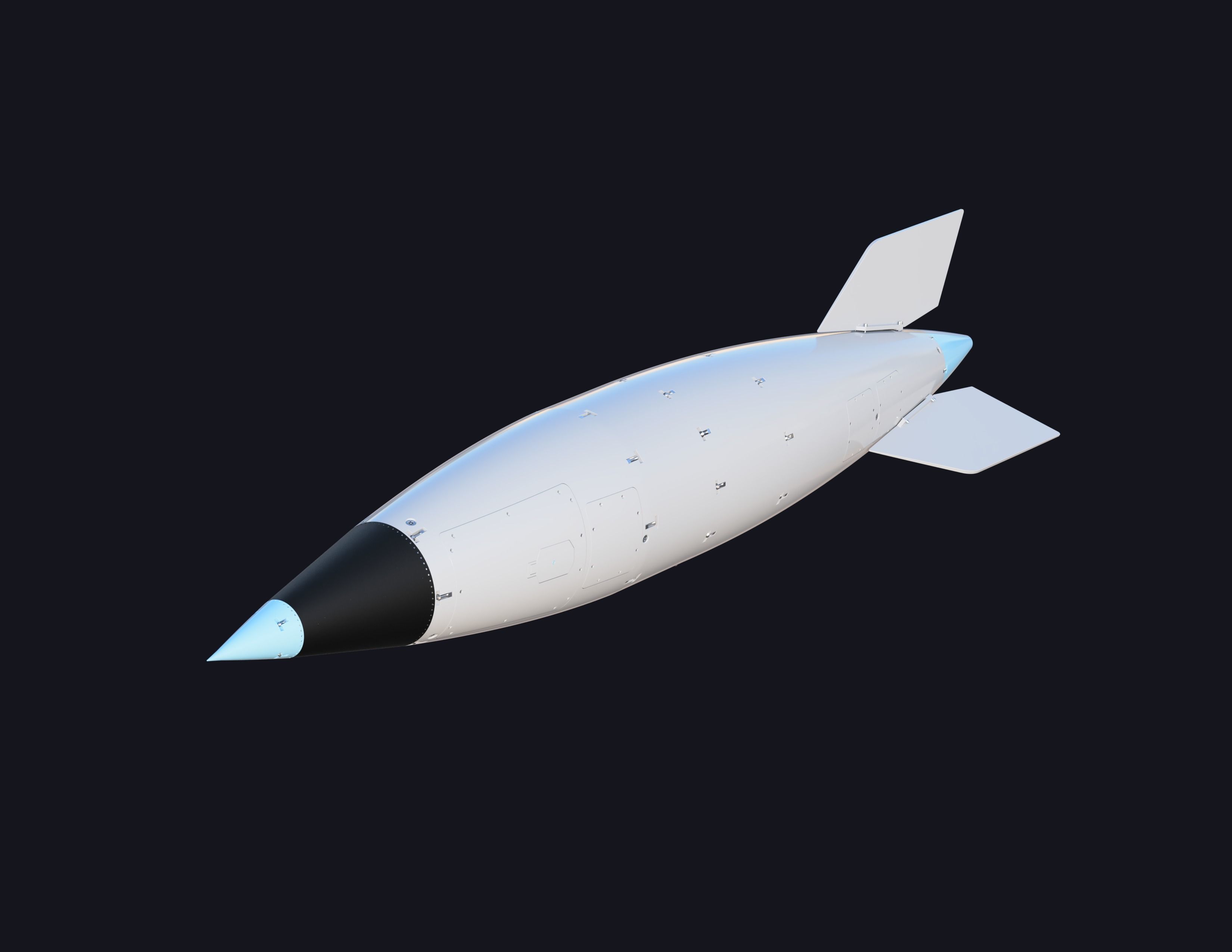 AN-52 Thermonuclear Bomb 3D model | CGTrader