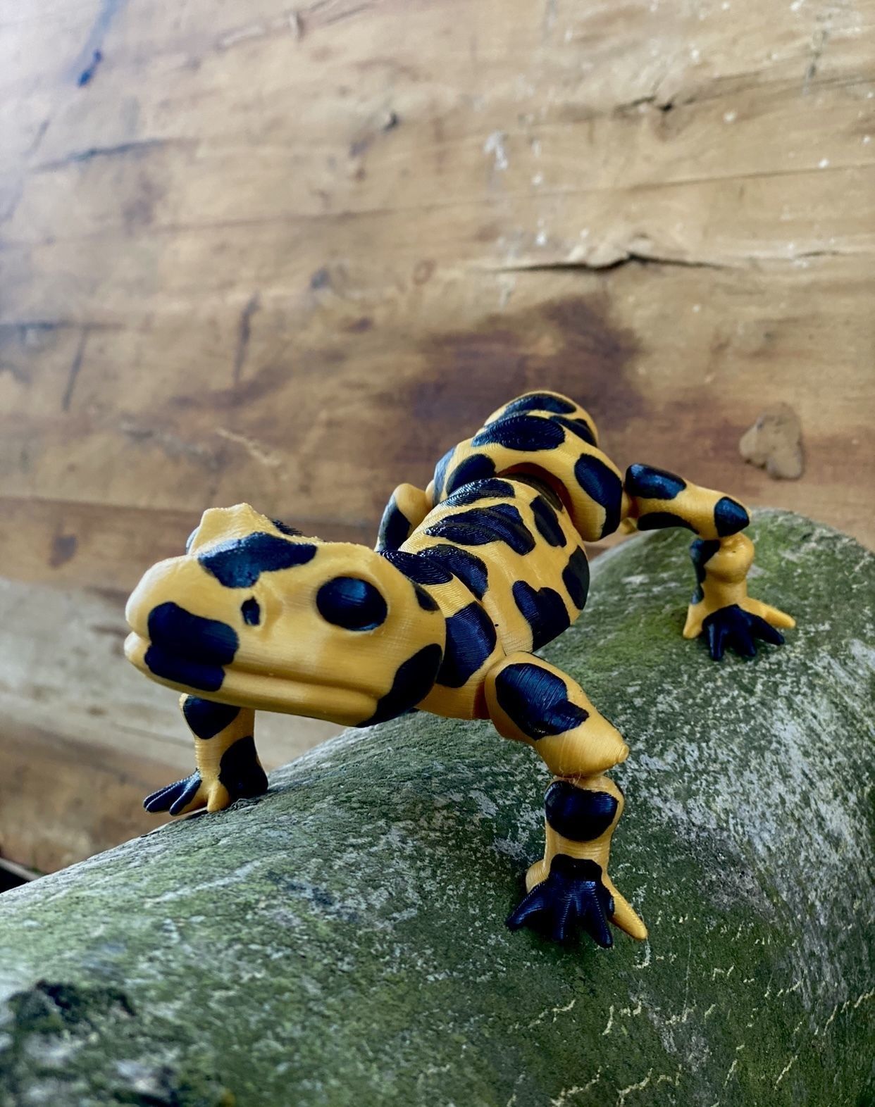 Movable figure of the salmander toy print in place body free 3D model ...