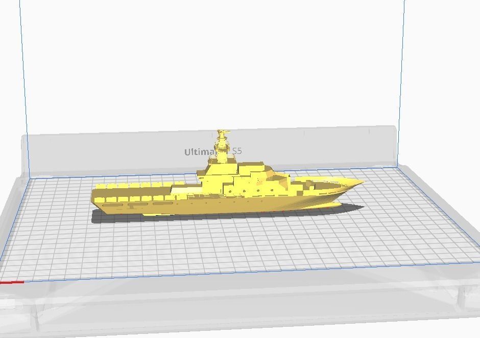 Battleship Behemoth - 3D Printable Warship Mode 3D model 3D printable ...