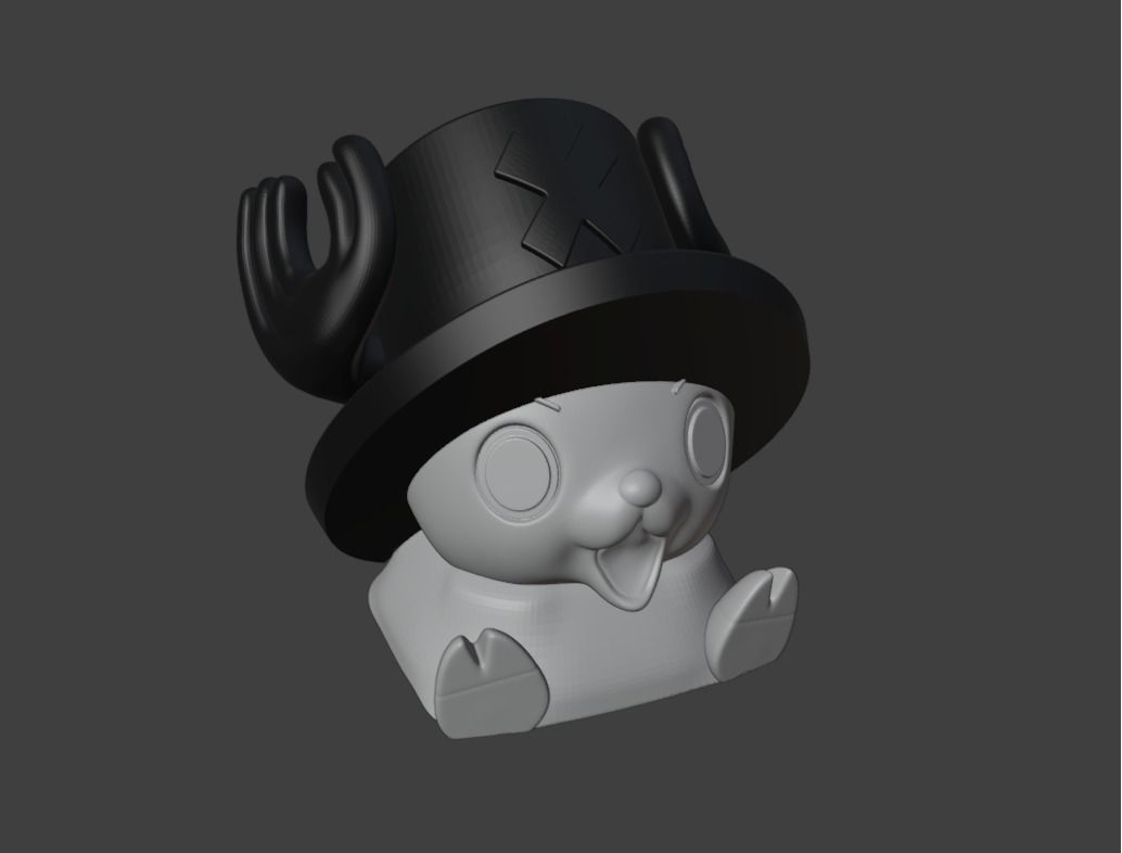 Tony Chopper Keycap 3D model 3D printable | CGTrader