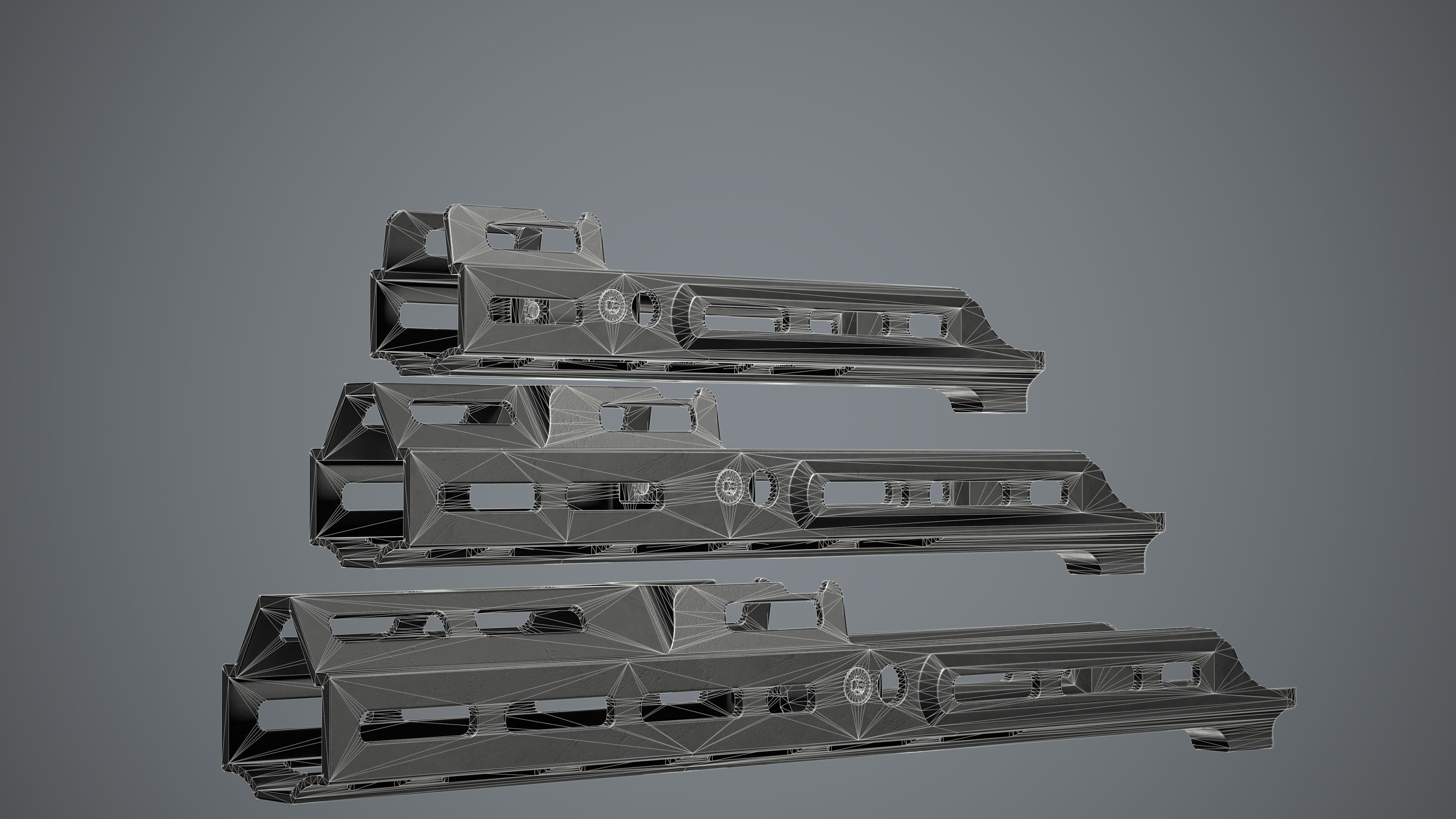 3D model MREX MkII - Replica - Low-poly 3D model VR / AR / low-poly ...