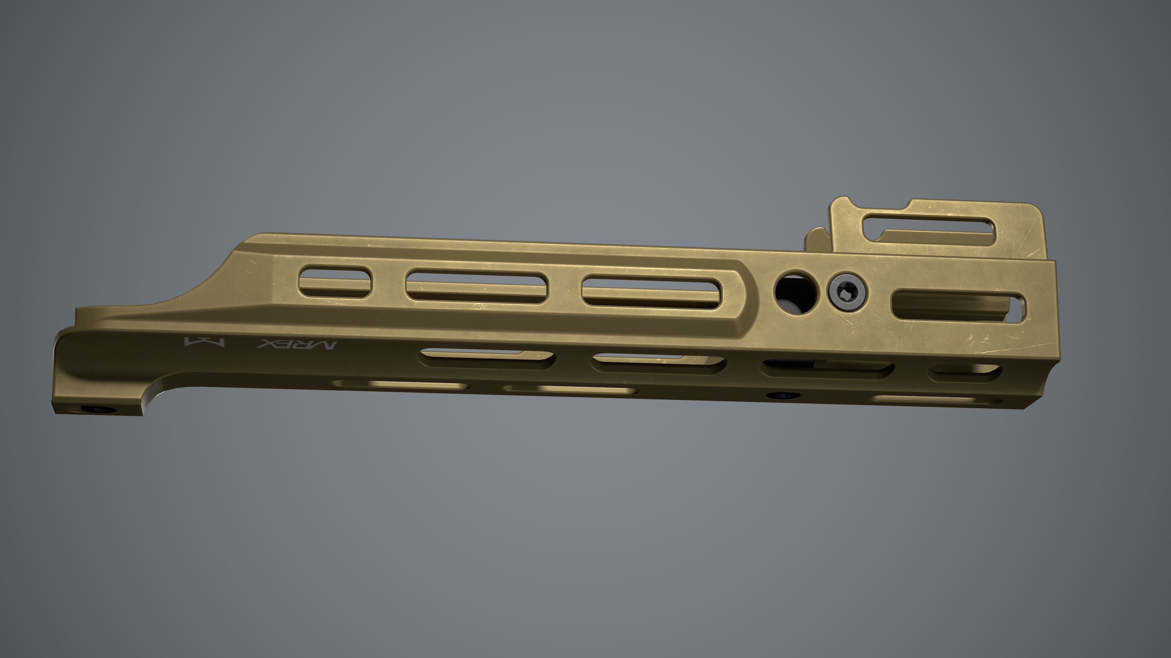 3D model MREX MkII - Replica - Low-poly 3D model VR / AR / low-poly ...