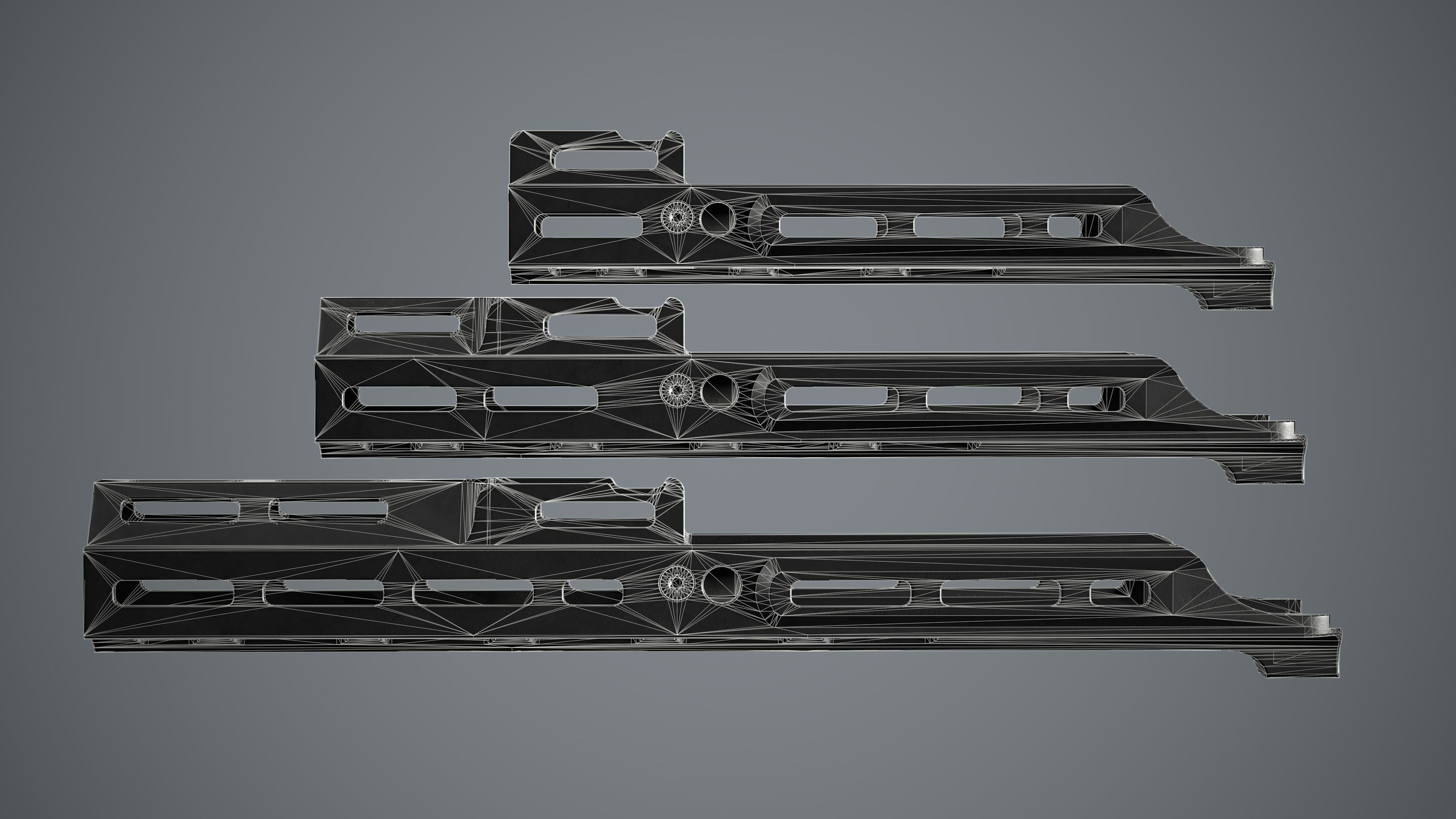 3D model MREX MkII - Replica - Low-poly 3D model VR / AR / low-poly ...