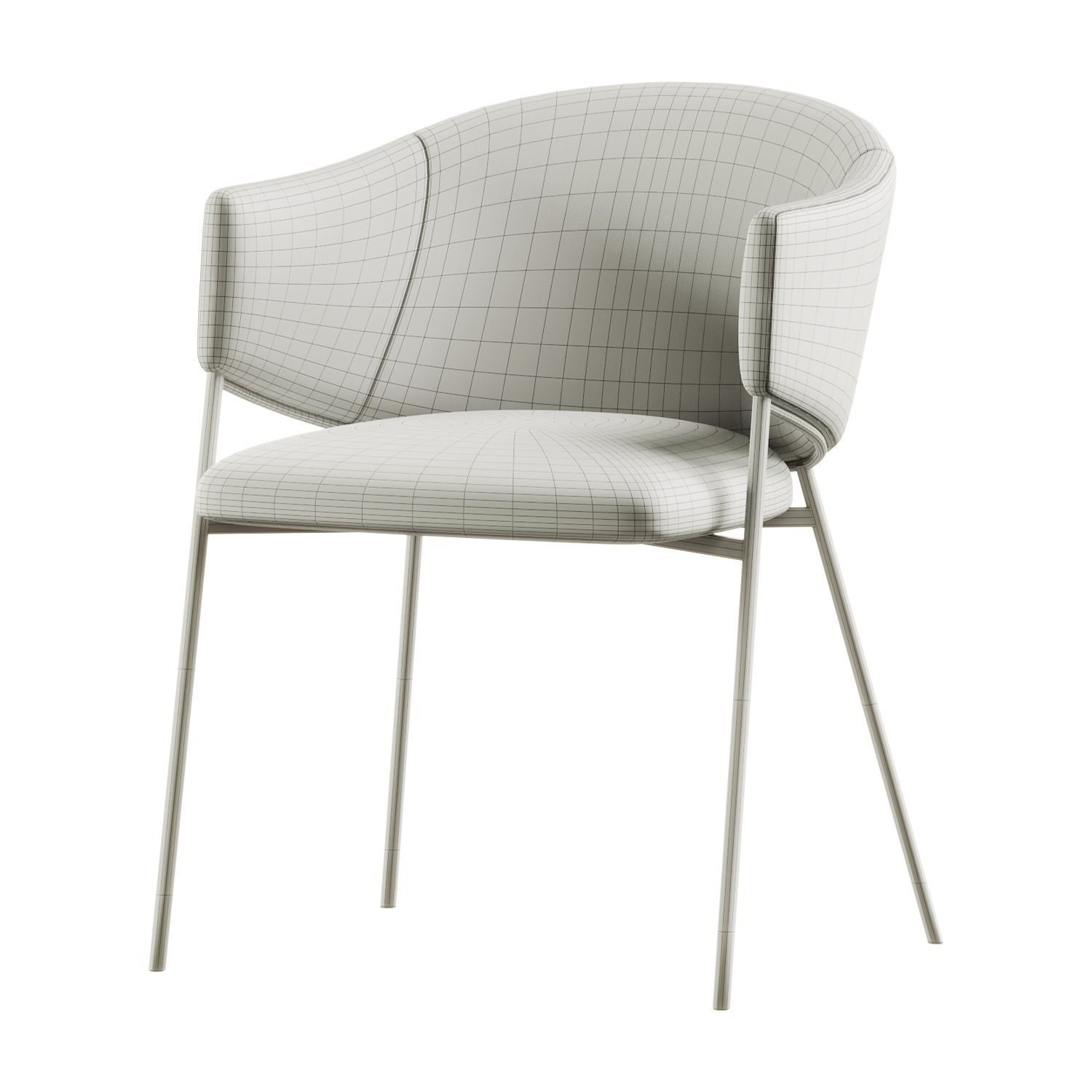 Dining chair Eliza 3D model | CGTrader