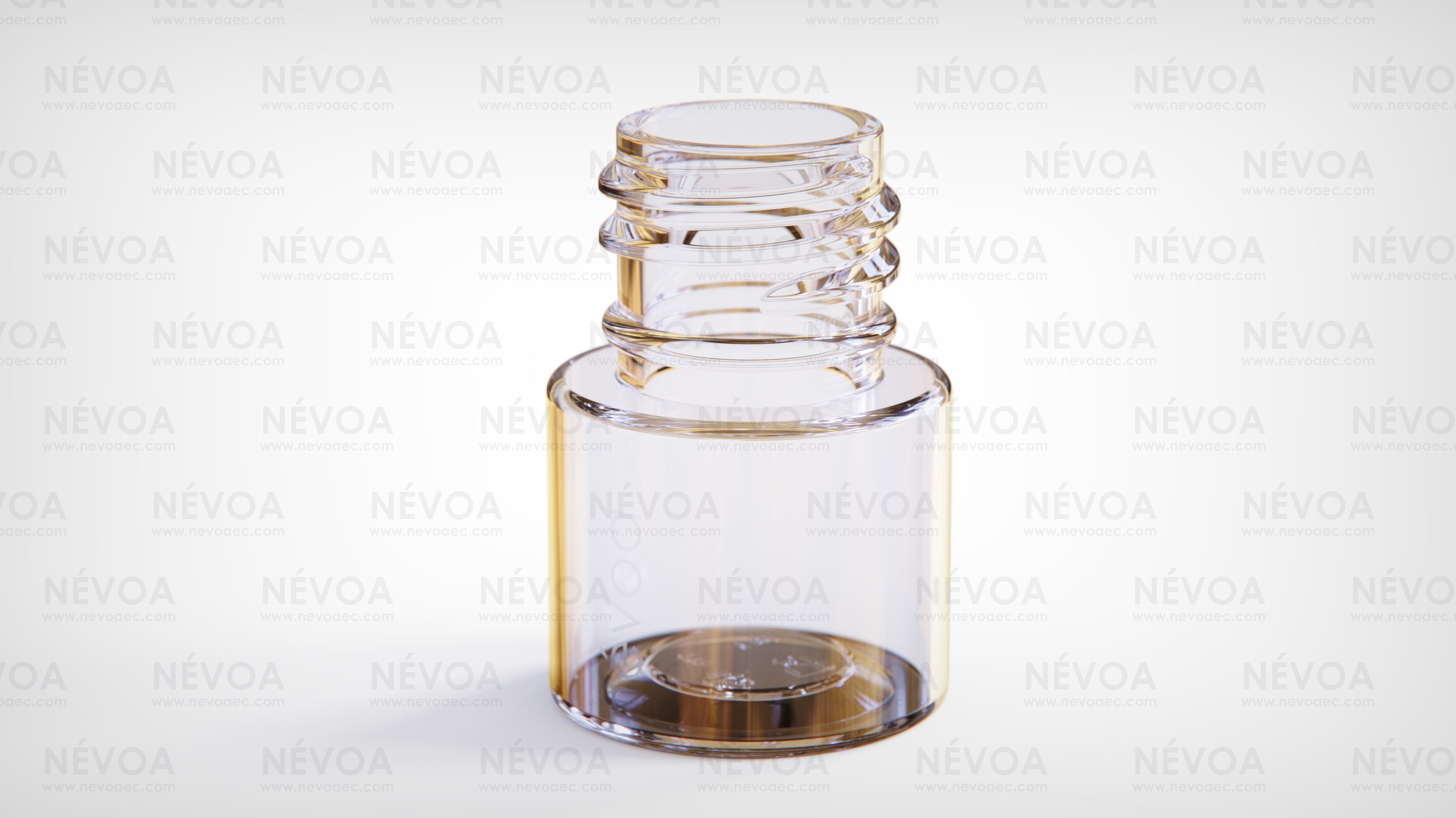 Cosmetic bottle-jar - Bodo series - SP 410-18 - SP 415-18 - 5 ml 3D ...