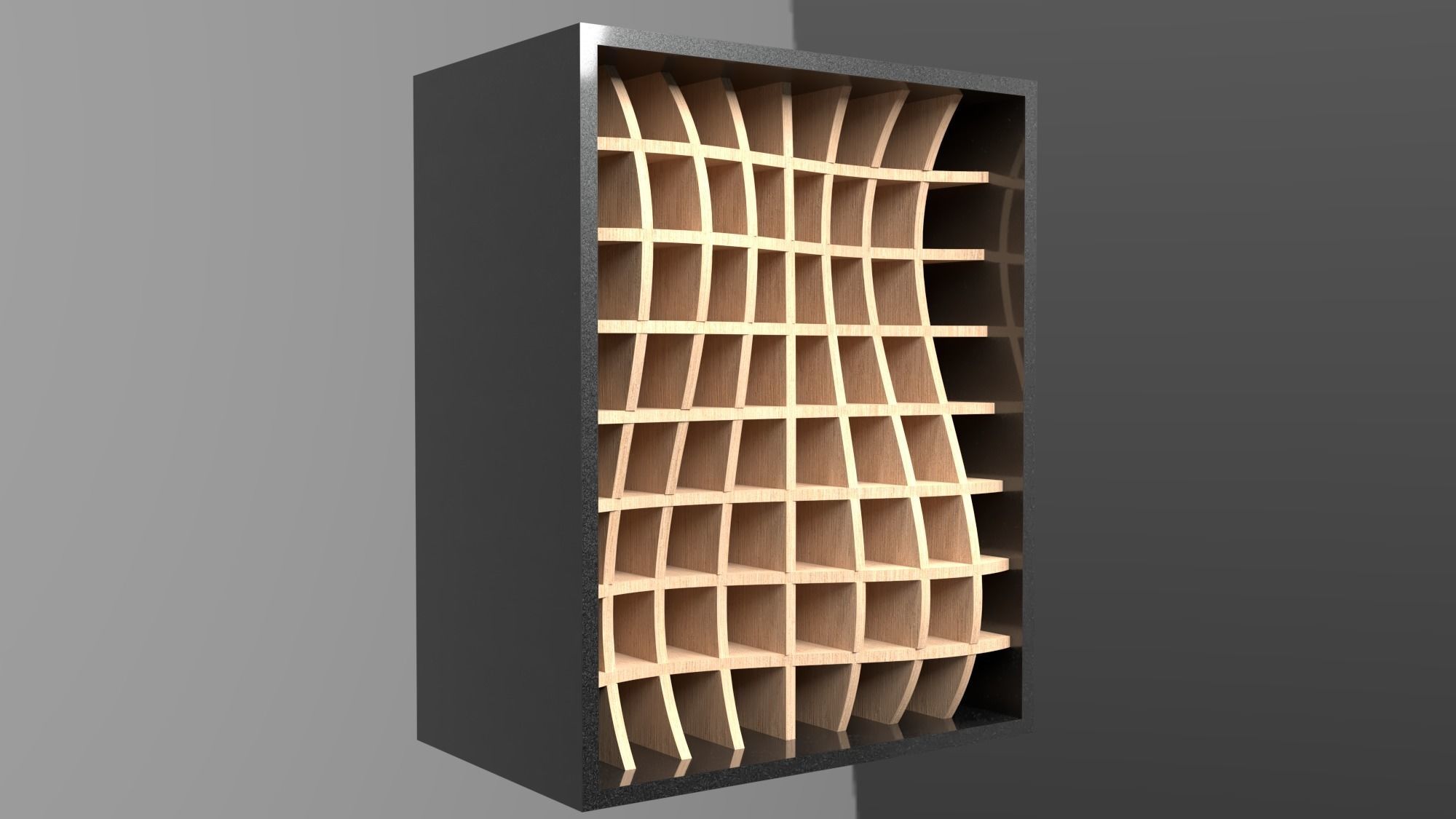 Parametric Shelves and Storage System Interlocking 3D model | CGTrader