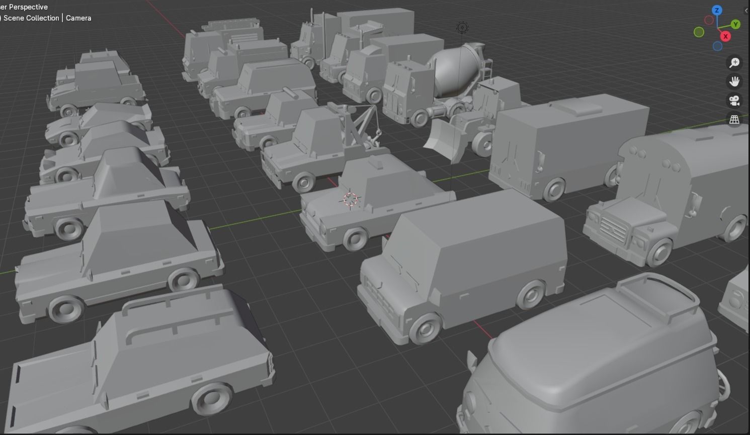 3D model Low Poly Cars Pack VR / AR / low-poly | CGTrader