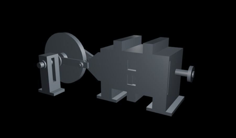 Steam Engine free 3D model 3D printable | CGTrader