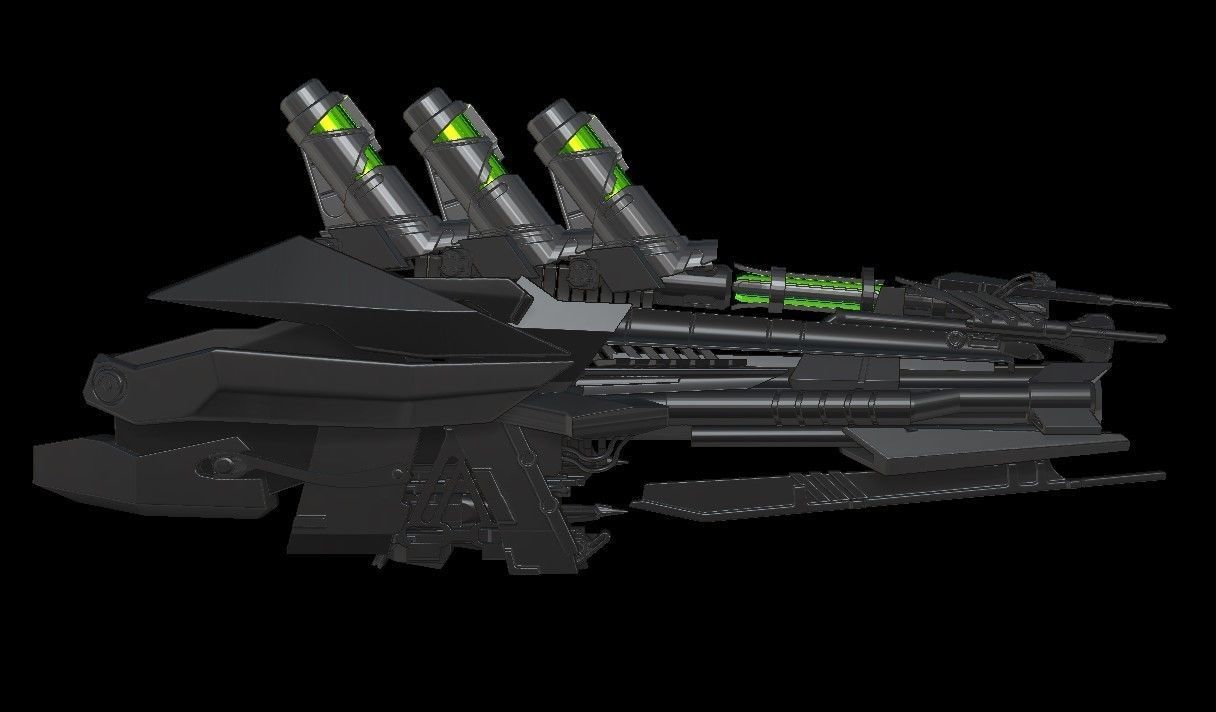 Lockdown weapons from transformers 3D model 3D printable | CGTrader