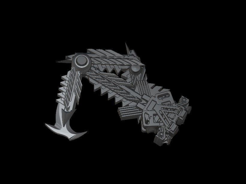 Lockdown weapons from transformers 3D model 3D printable | CGTrader