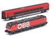 Passenger Train OBB Nightjet Collection 3 3D model | CGTrader