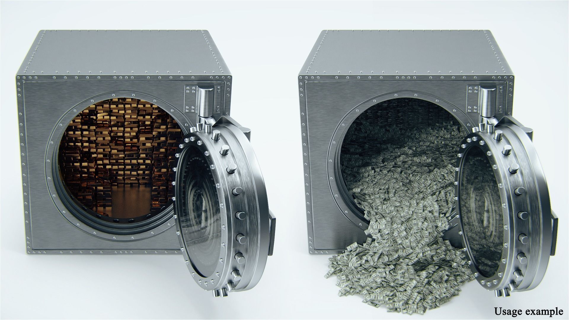 high detail vault model 3D model animated | CGTrader