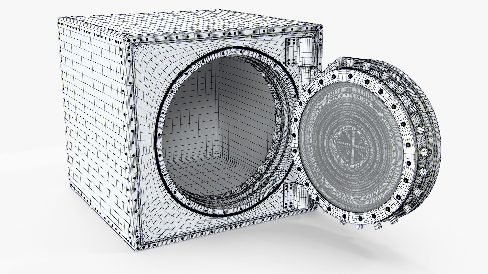high detail vault model 3D model animated | CGTrader