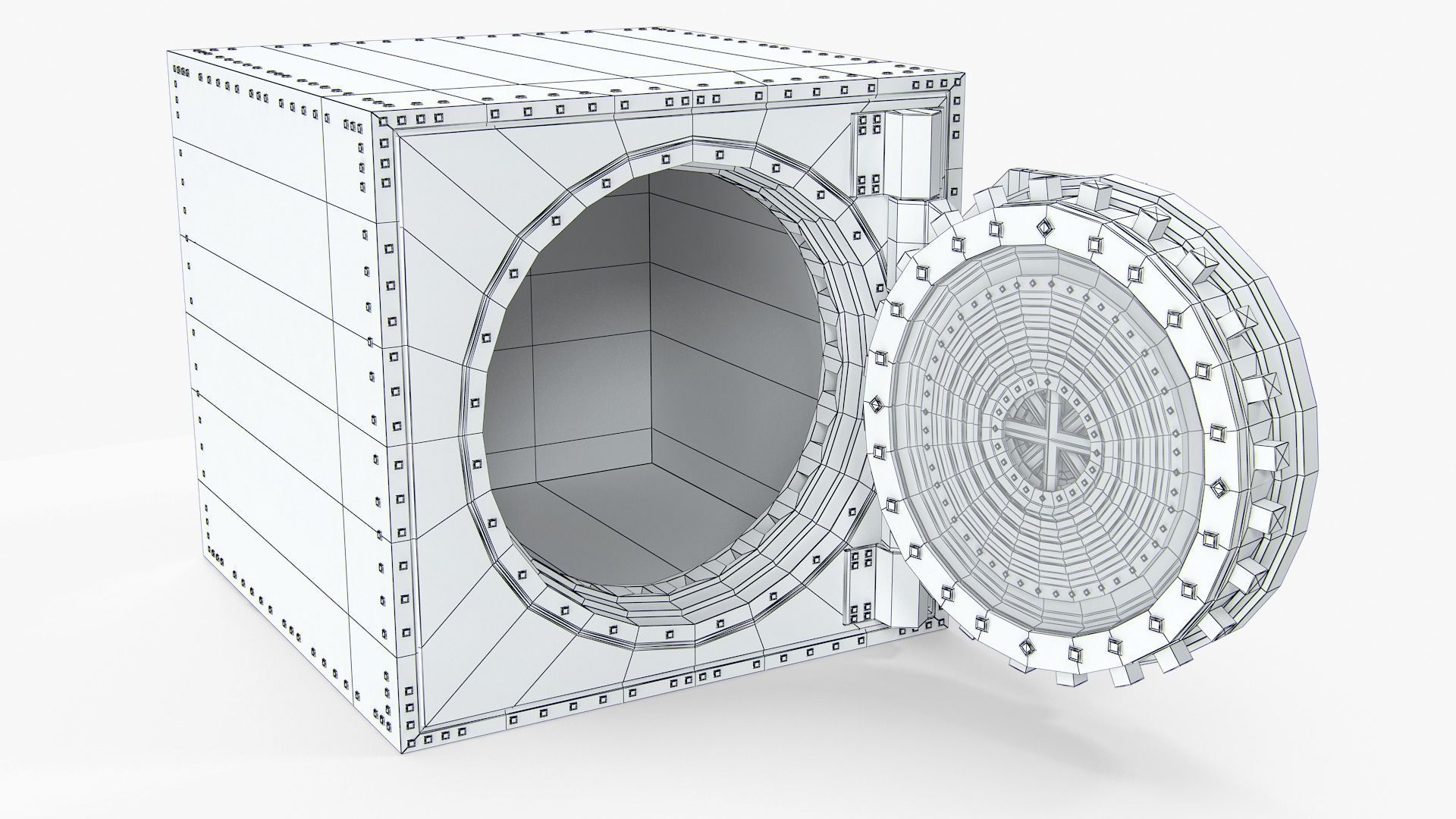 high detail vault model 3D model animated | CGTrader