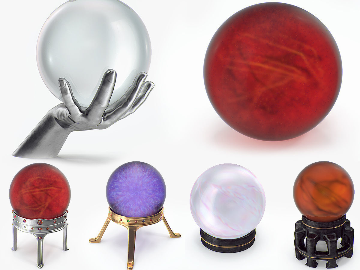 Sorcerer magic ball collection 3D model | CGTrader