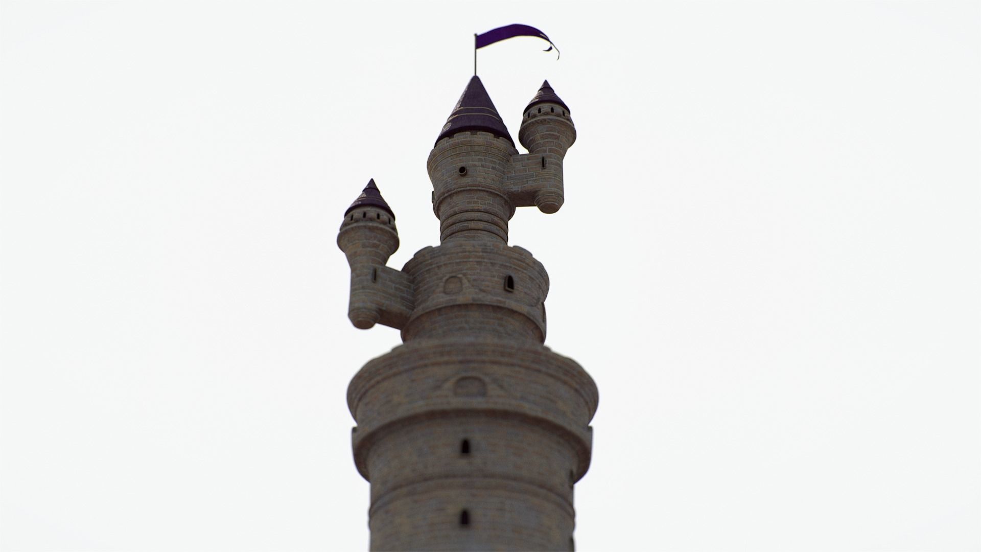 Multi Tower Castle fort 3D model | CGTrader