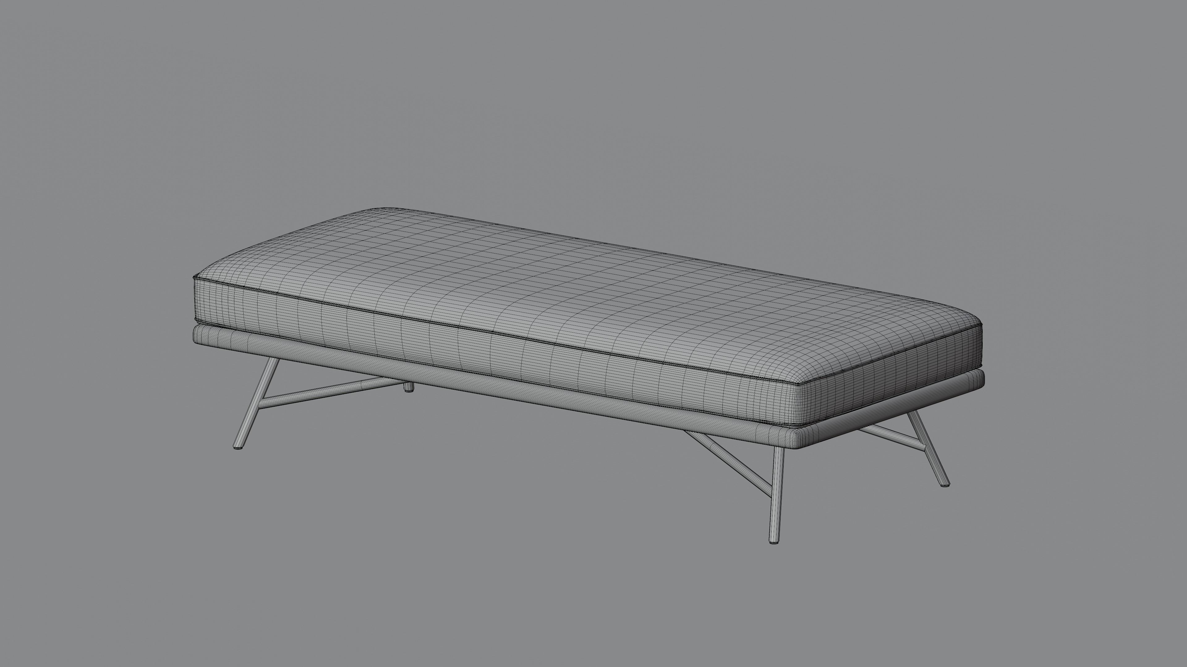 Indiana Bench by Artefacto 3D model | CGTrader