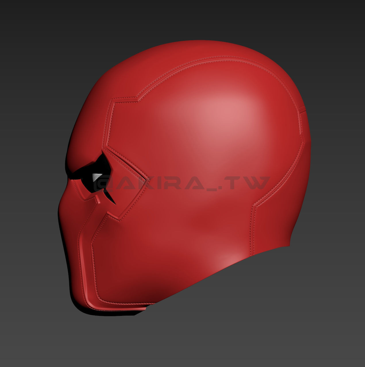 Batman Red Hood Jason Todd Helmet 3D model 3D printable | CGTrader