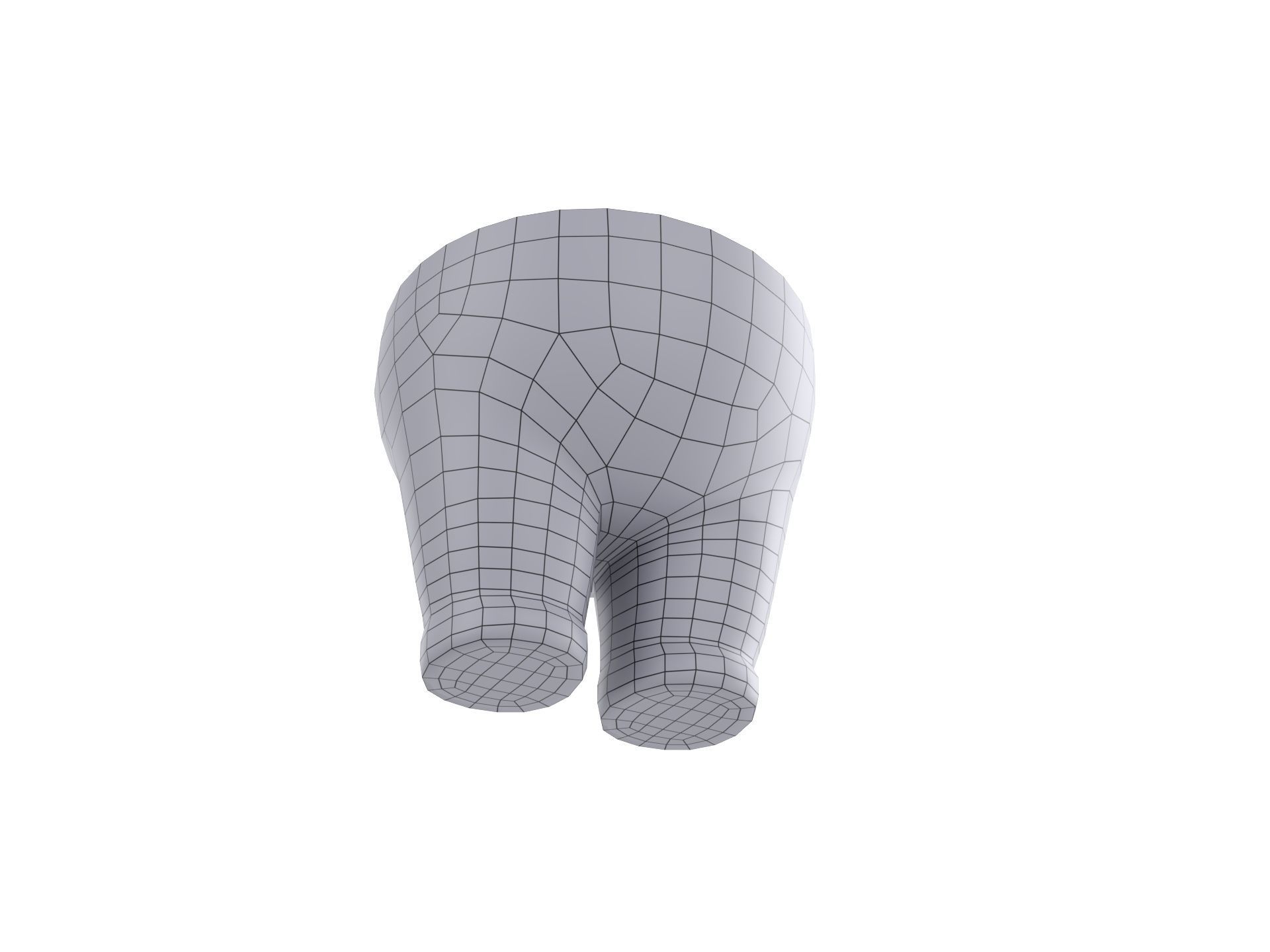 Lower Body 001 3D model | CGTrader