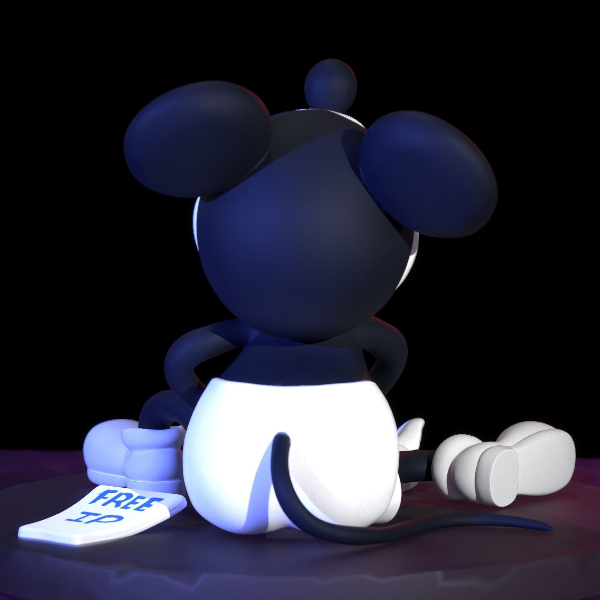 Mickey exe free 3D model 3D printable | CGTrader