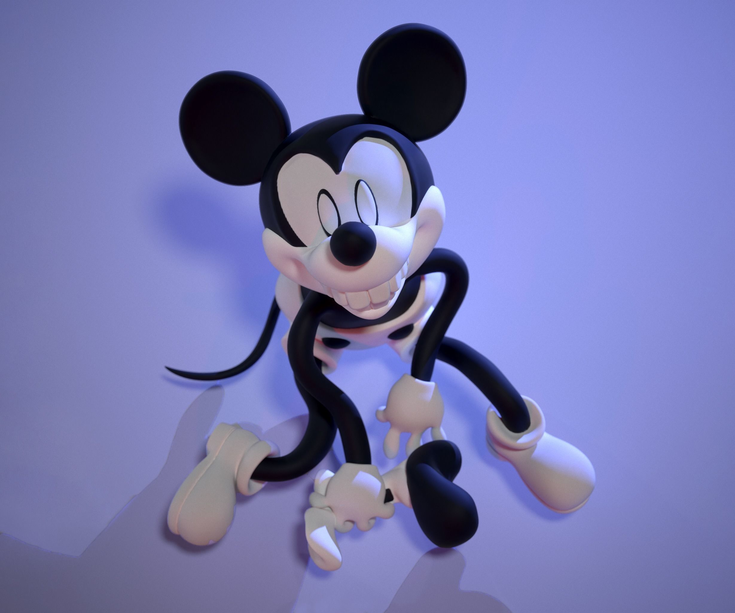 Mickey exe free 3D model 3D printable | CGTrader