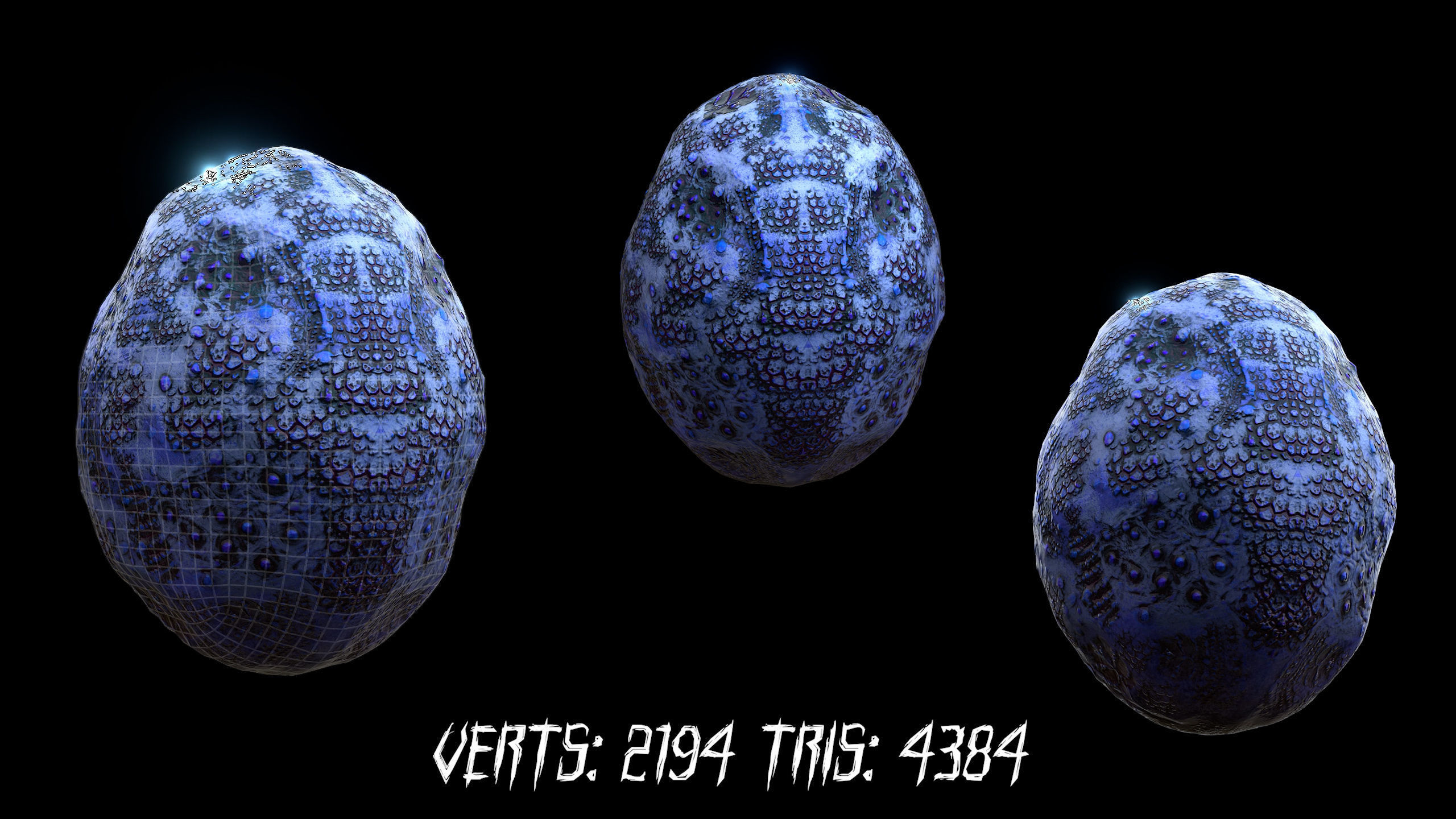 Alien Egg - Free download 3D Model - HiepVu free VR / AR / low-poly 3D ...