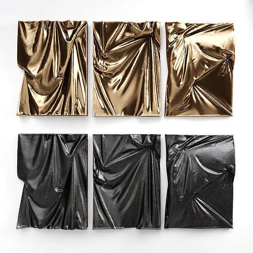 Blanket wall relief 3D model | CGTrader