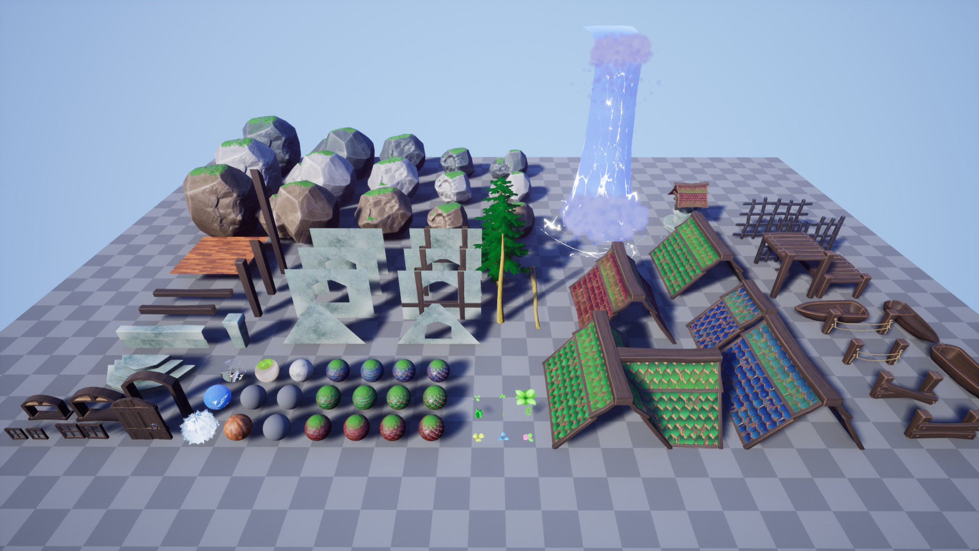 3D model Stylized Modular Medieval Pack VR / AR / low-poly | CGTrader