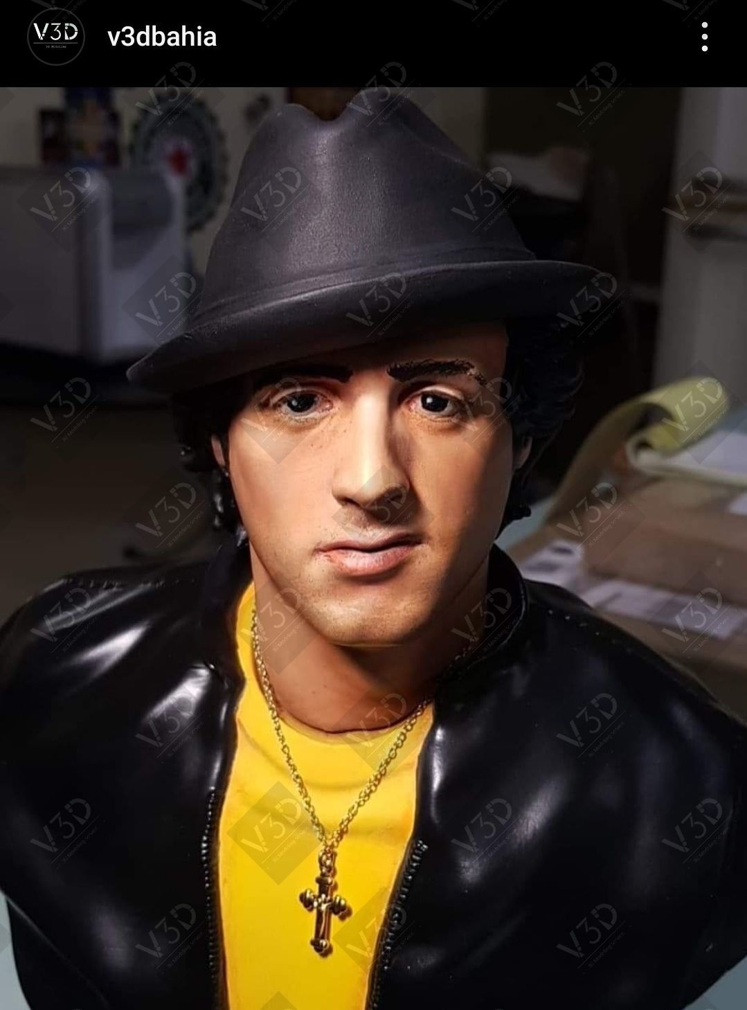 Rocky Balboa - V2 - V3D 3D model 3D printable | CGTrader