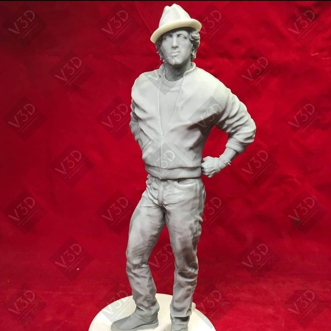 Rocky Balboa - V2 - V3D 3D model 3D printable | CGTrader