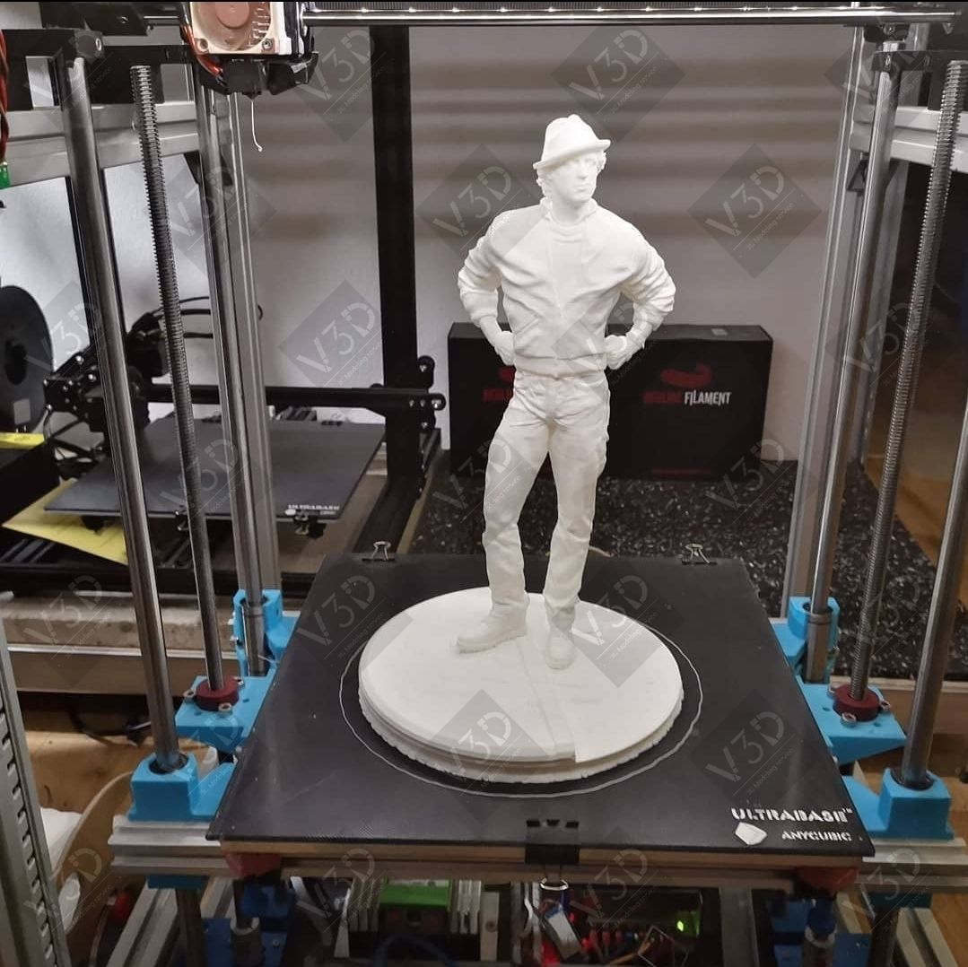 Rocky Balboa - V2 - V3D 3D model 3D printable | CGTrader