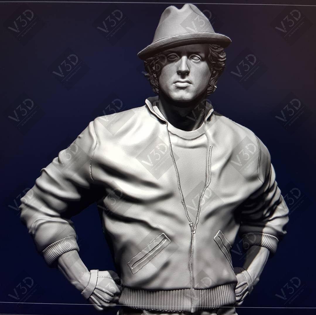 Rocky Balboa - V2 - V3D 3D model 3D printable | CGTrader