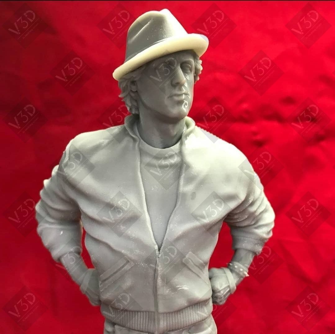 Rocky Balboa - V2 - V3D 3D model 3D printable | CGTrader
