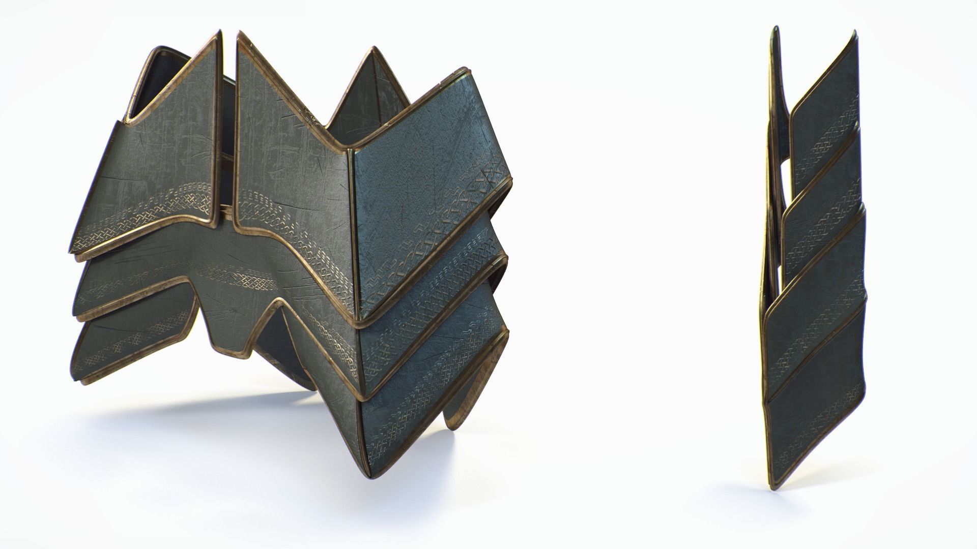 Fantasy Medieval Sharp Plated Armor set 3D model | CGTrader