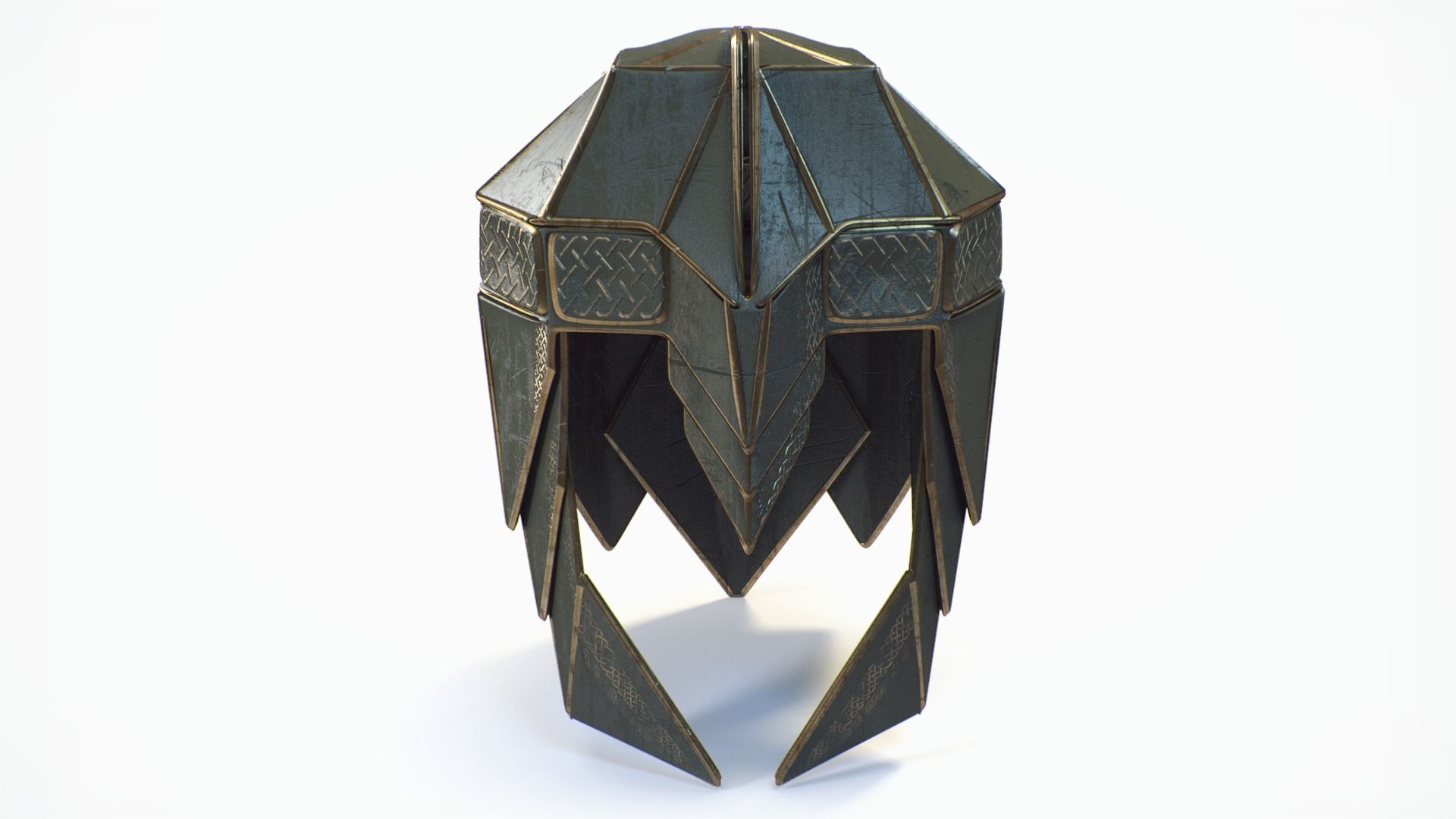 Fantasy Medieval Sharp Plated Armor set 3D model | CGTrader