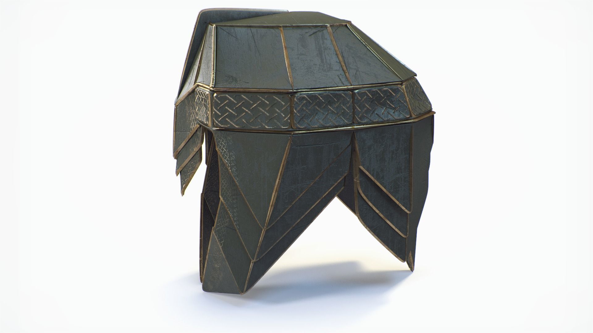 Fantasy Medieval Sharp Plated Armor set 3D model | CGTrader