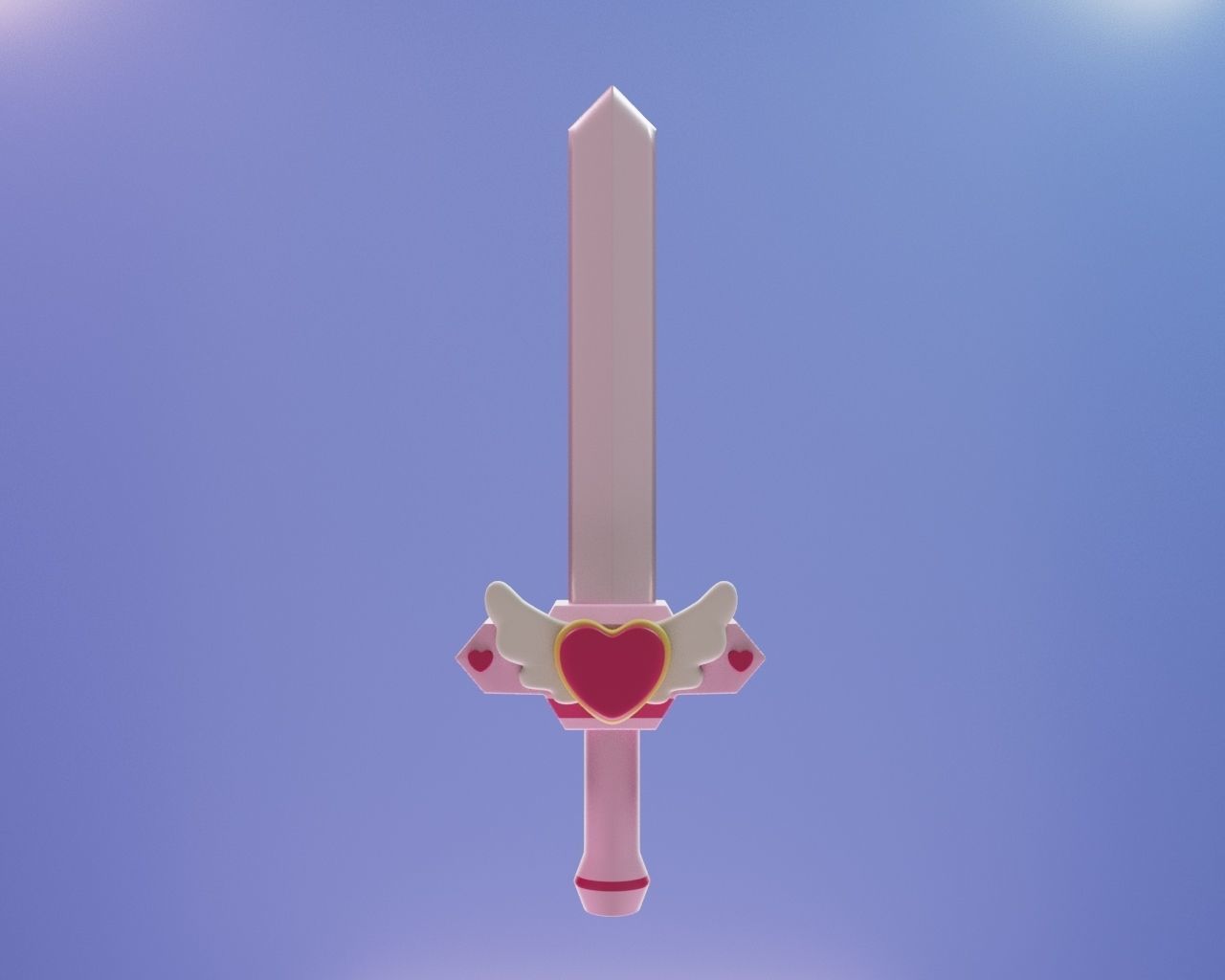 HEART SWORD 3D model | CGTrader