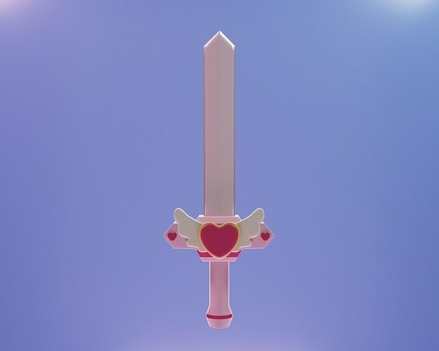 HEART SWORD 3D model | CGTrader