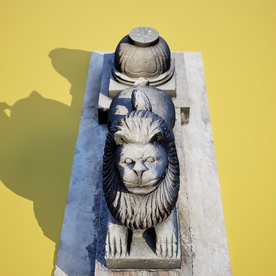 Shimma Vahanam - Lion Mount - outside the Temple 3D Model 3D model ...