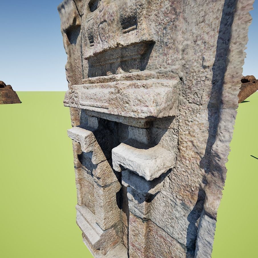 Hindu temple wall shelf for deity idol 3d model 3D model | CGTrader