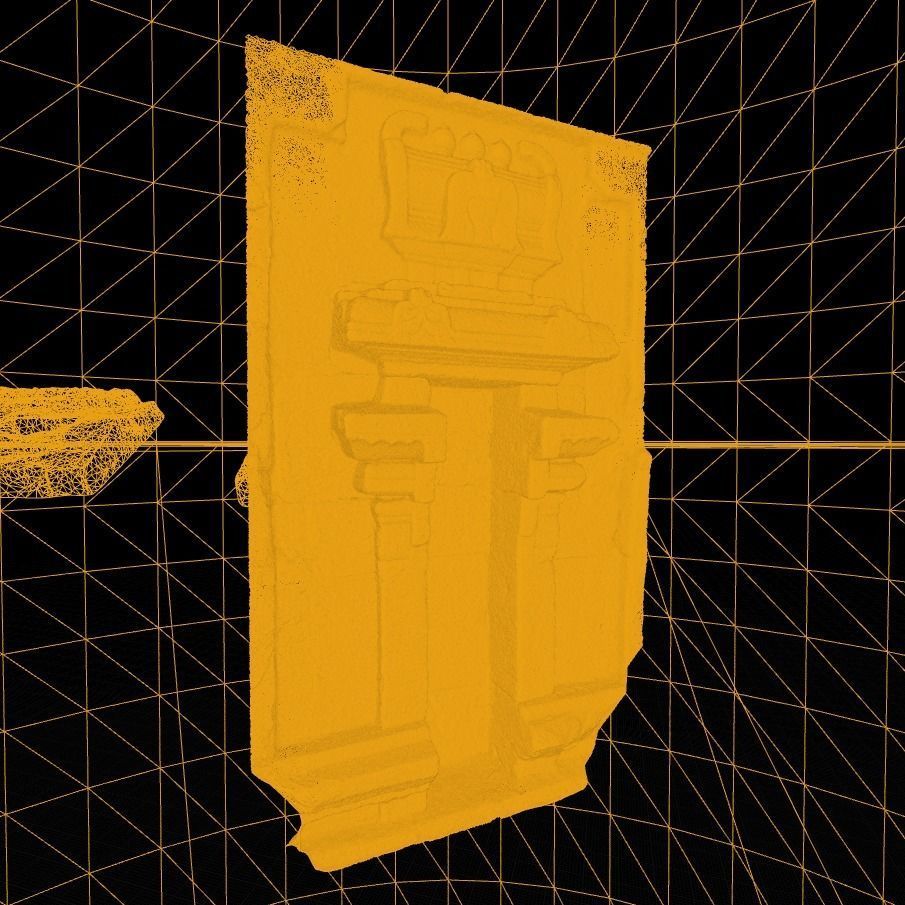 Hindu temple wall shelf for deity idol 3d model 3D model | CGTrader