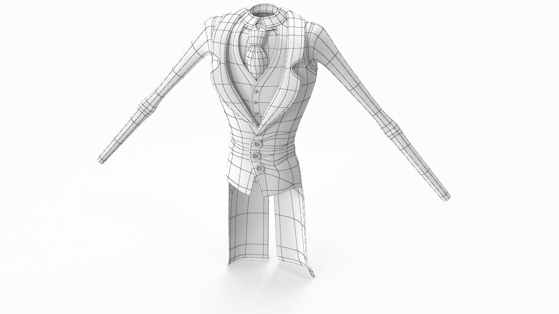Toon Character Suits 3D model | CGTrader