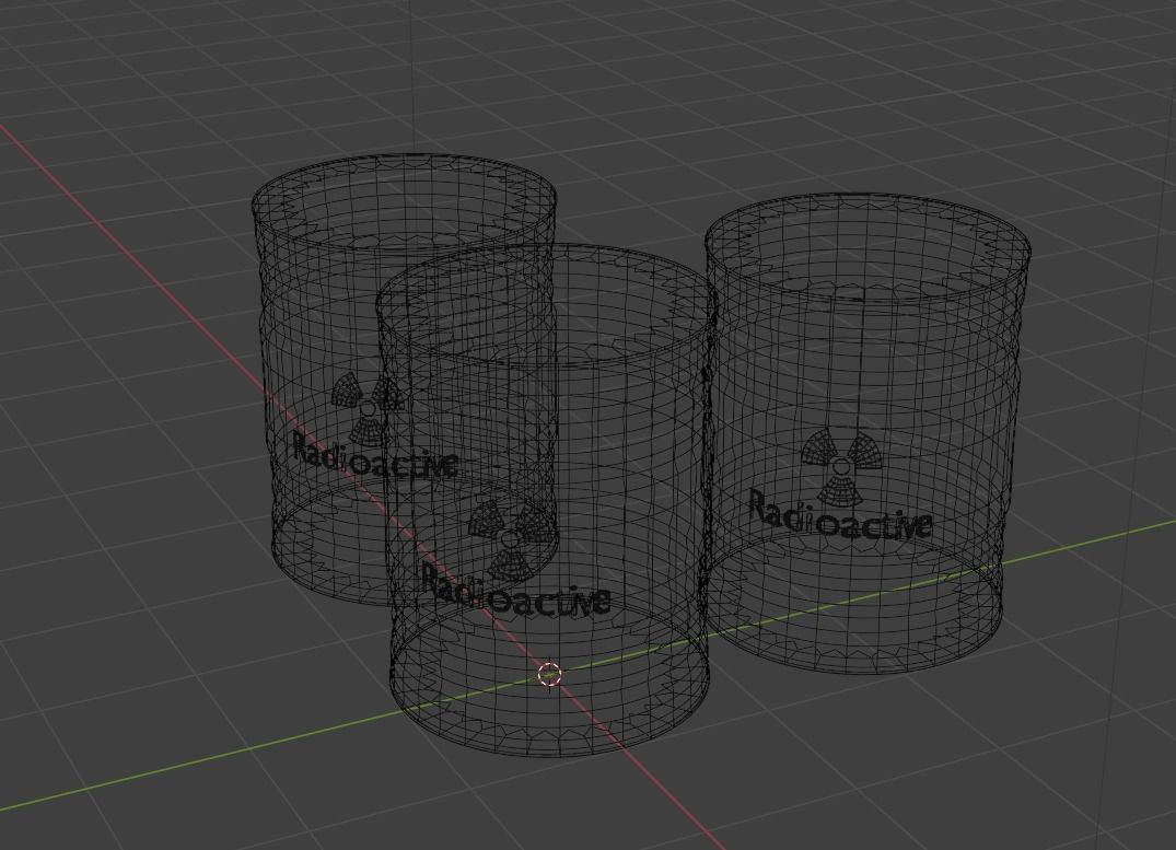 Uranium barrel 3D model | CGTrader