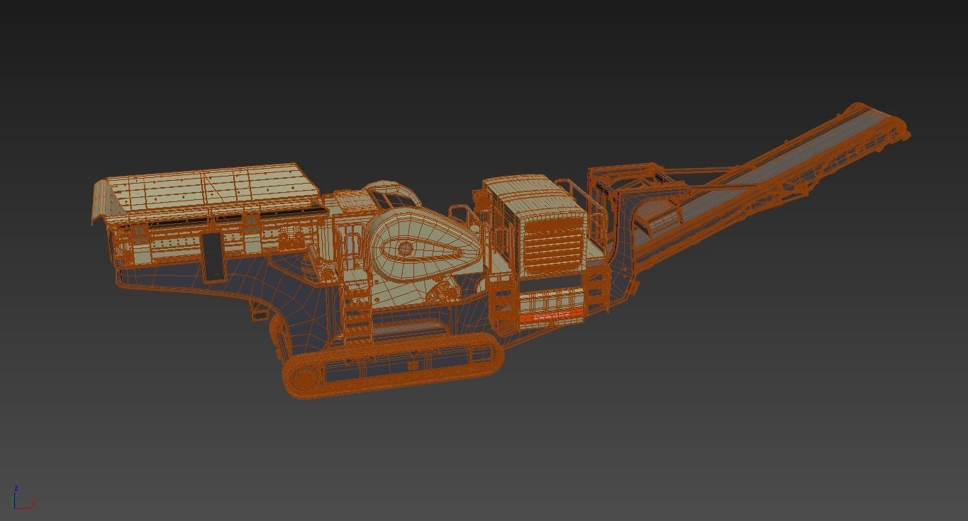 Mobile Jaw Crusher 3D model | CGTrader