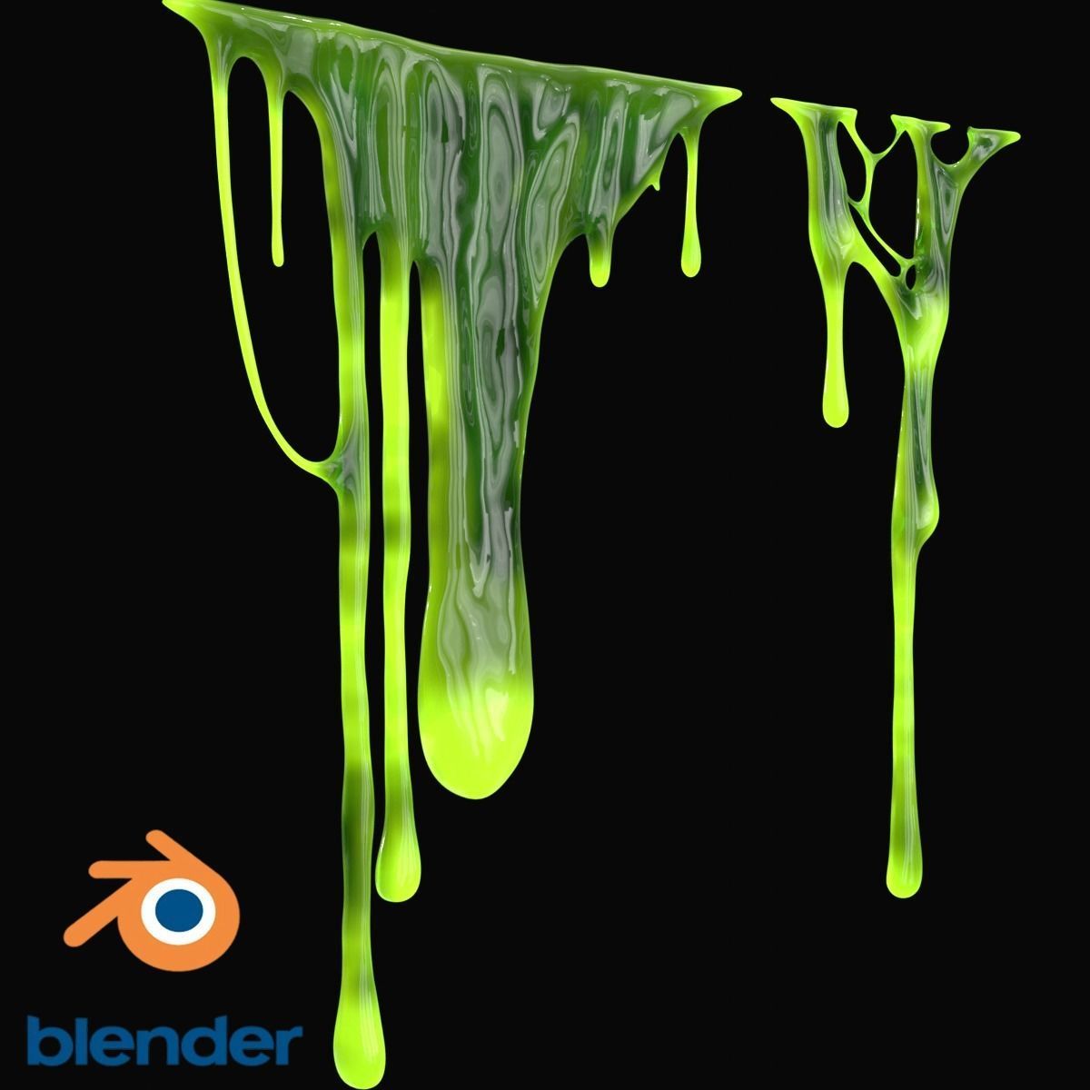 3D model Green Slime v4 VR / AR / low-poly | CGTrader