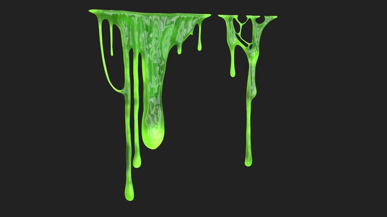 3D model Green Slime v4 VR / AR / low-poly | CGTrader