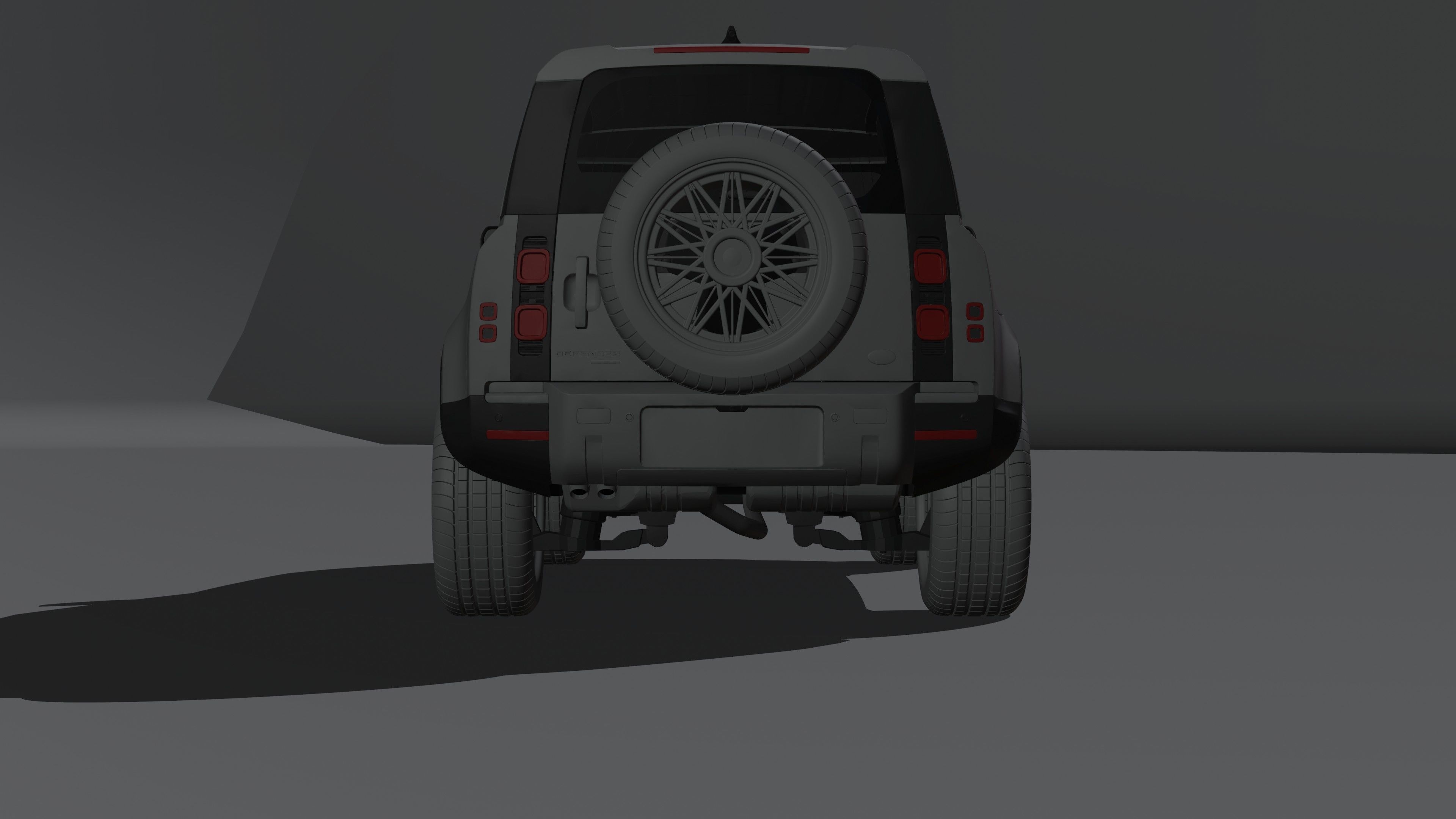3D model land rover defender police VR / AR / low-poly | CGTrader
