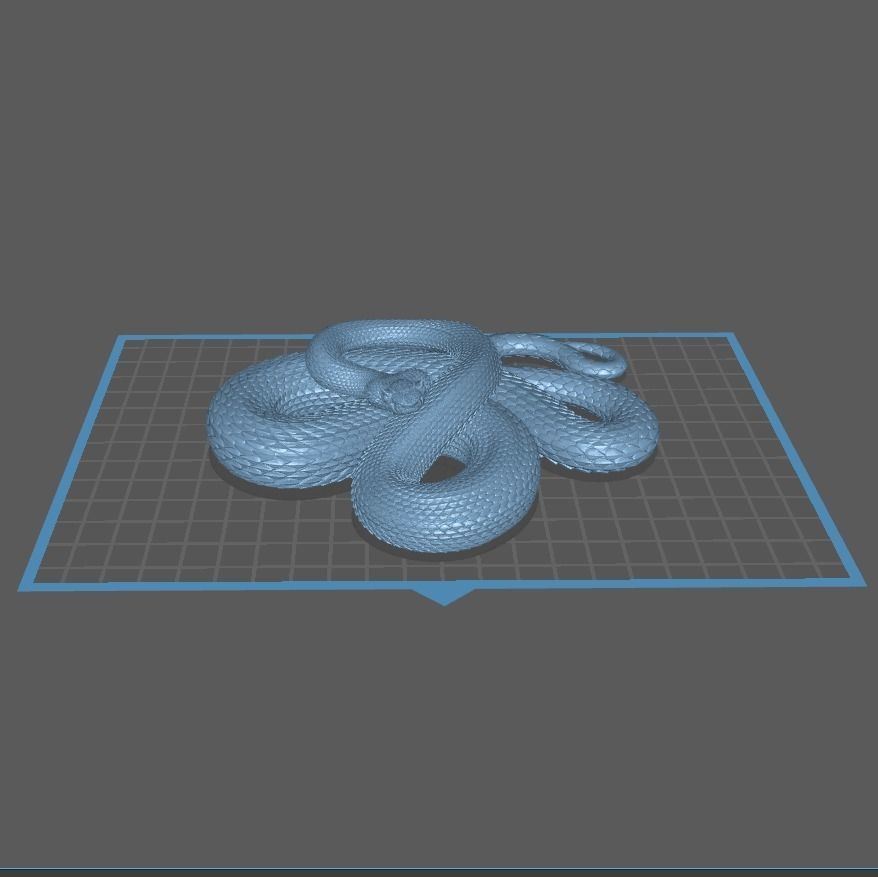Eyelash Pit Viper Realistic Exotic Snake 3D Print Model 3D model 3D ...