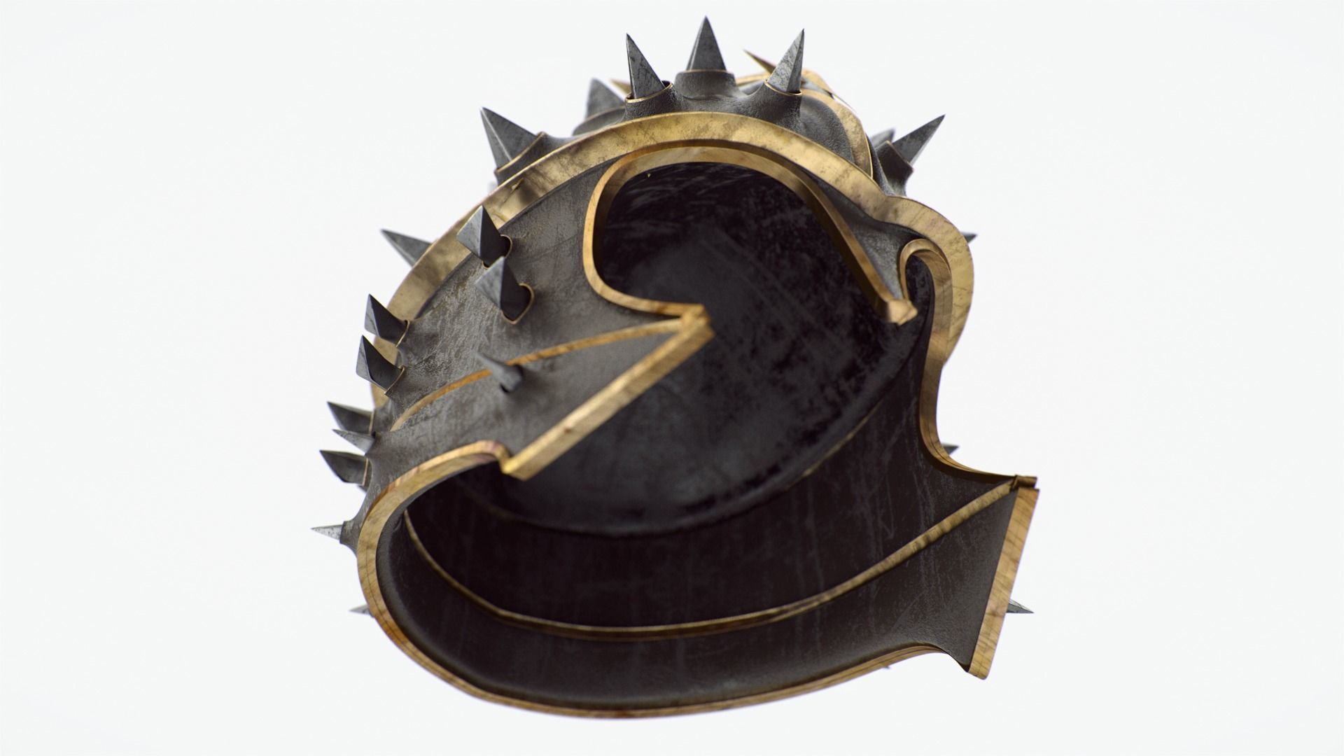 Spiky helmet 3D model | CGTrader