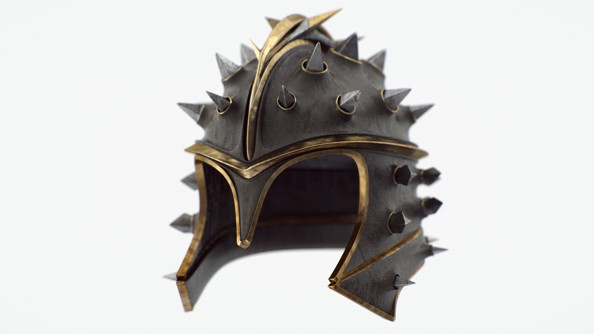 Spiky helmet 3D model | CGTrader